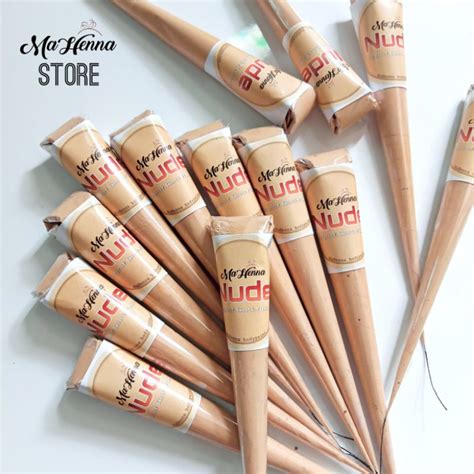 Jual NUDE HENNA Waterproof Henna Nude Shopee Indonesia