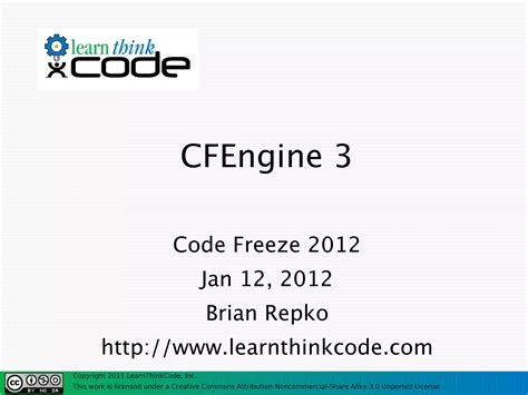 CFEngine 3 PPT