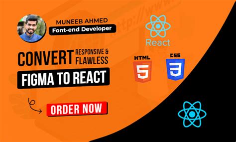 Convert Figma To React Js By Muneebahmed12 Fiverr
