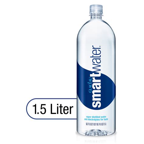 Smartwater Vapor Distilled Premium Water Bottle 15 Liters
