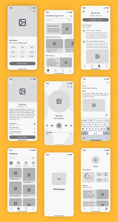 Mobile App Wireframe Design For Optimal User Experience App
