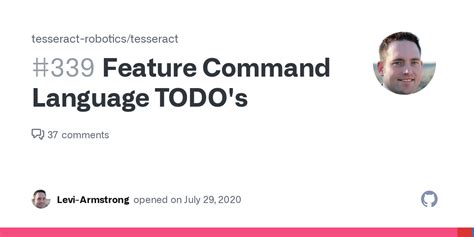 feature command language todo s · issue 339 · tesseract robotics