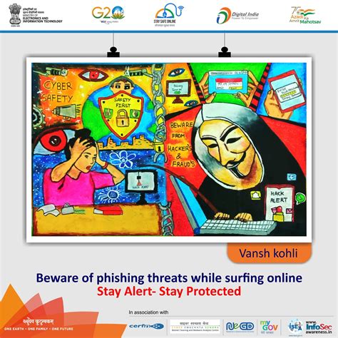 How To Draw Cyber Security Drawing Computer Security Day Poster Chart
