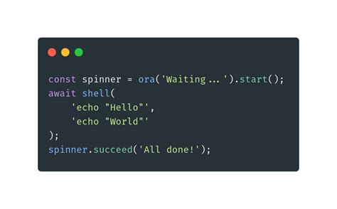 Non Blocking Bash Operations In Nodejs Using Await Shell By Telework