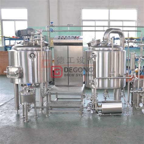 500l Resrtaurant 중고 맥주 양조 장비 양조장 탱크 Sus304 맥주 양조 시스템 Degong 양조장 장비에 맥주
