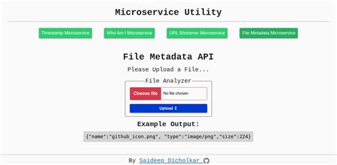 github saideepd microservice utility it is a set of different