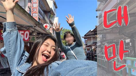 Vlog 친구와 단둘이 먹방 여행 3박 4일 대만여행 Taiwan 대만 유명 음식 모음 딘타이펑 타이베이 101 야시장 취두부 예스폭지 투어 Youtube
