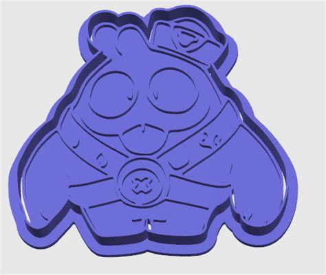 Stl File Brawl Stars Squak Cookie Cutter 🌃 ・3d Printable Design To