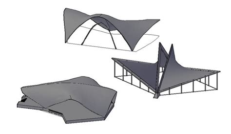 Shade And Roofing Details In Autocad Software