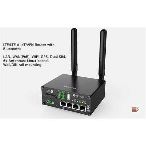 LTE Industrial VPN Bluetooth Router R GPS ST Embedded