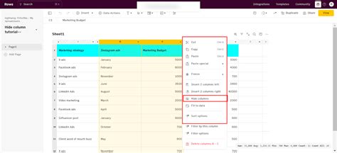 How To Hide Columns In Google Sheets