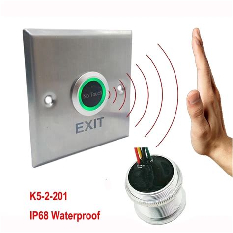 12v 24v Touchless Door Access Control System Open Electronic Lock Release Switch Ir Contactless