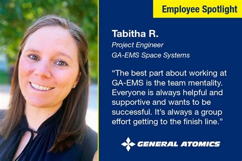 General Atomics On Linkedin When Tabitha Joined General Atomics She