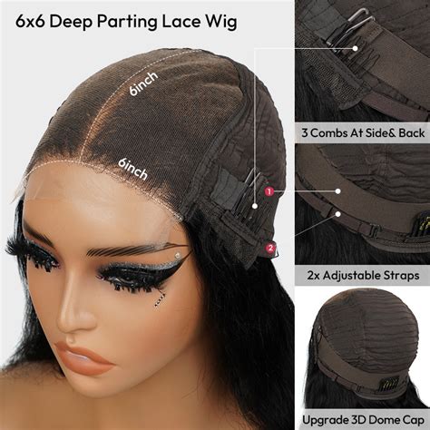 Glueless 6x6 Lace Closure Wig Curly Stylist Wig Pre Cut Ready To Go