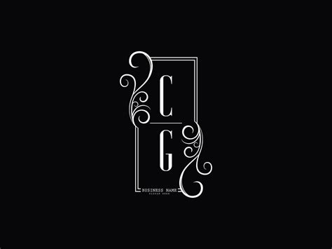 Letter CG Luxury Logo, Premium Cg gc Logo Icon Design 14052773 Vector ...