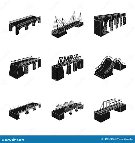 Vector Illustration Of Construct And Side Symbol Set Of Construct And
