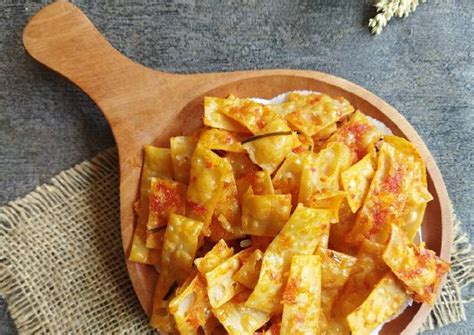 Resep 47 Keripik Pangsit Pedas Manis Oleh Nia Wilantara Cookpad