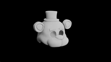 🎲 Fnaf Hw Freddy Mask・ Stl File For 3d Printing・cults