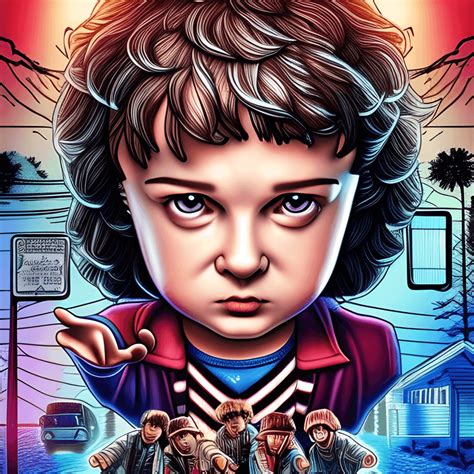 Stranger Things Chibi Afbeelding · Creative Fabrica