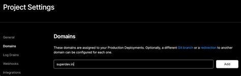 Use An Existing Domain