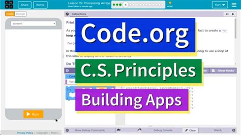 Processing Arrays Lesson 154 Tutorial With Answers Cs Principles Youtube