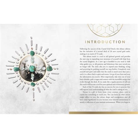 Bộ Bài Crystal Grid Oracle Deluxe Edition Lưới Tinh Thể