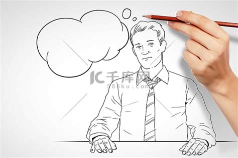 铅笔画的问题和挑战在业务简笔画绘画高清摄影大图 千库网