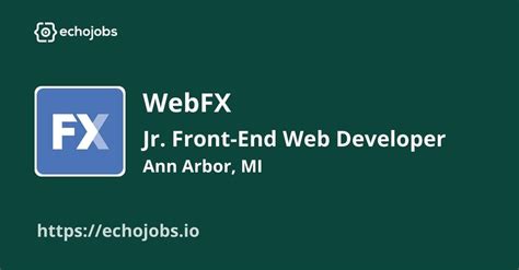 Hiring Jr Front End Web Developer Ann Arbor Mi Api Graphql Mysql