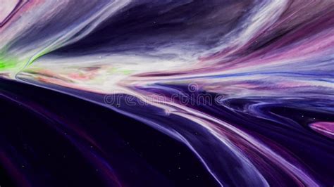 Exploring Abstract Fluid Art Featuring Vibrant Colors And Dynamic Captivating Swirls Stock