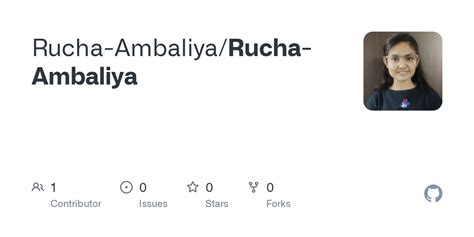 GitHub Rucha Ambaliya Rucha Ambaliya