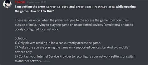 How To Fix Server Busy Restrict Area Error Code In Battlegrounds