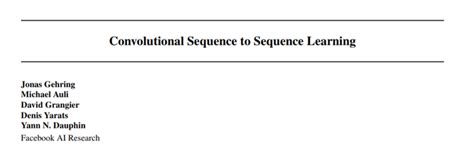 Convolutional Sequence To Sequence Learning 知乎