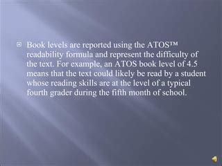 Parent And Babe Guide To Accelerated Reader PPT