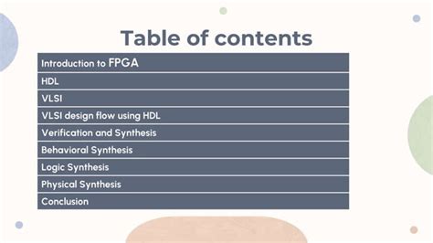 Fpga Vlsi Design Flow Using Hdl Introduction To Behavior Logic And