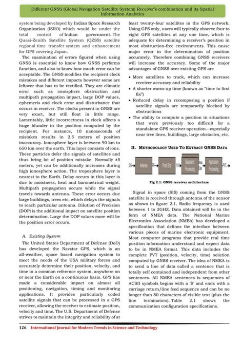 Different Gnss Global Navigation Satellite System Receivers Combination And Its Spatial