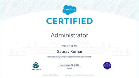Thrilled To Share That Ive Earned My Salesforce Administrator Certification This Journey Has
