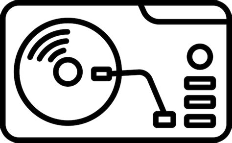 Premium Vector Music Recorder Vintage Outline Vector Illustration