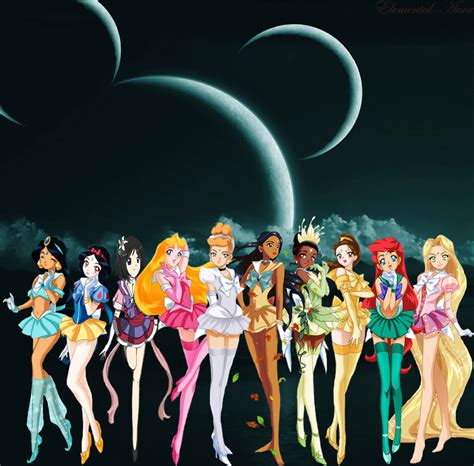 Sailor Disney Princesses Rsailormoon