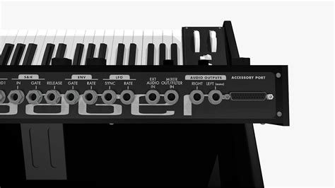 Keyboard Synthesizer Moog Voyager 3d Model By Spiritswitchboard