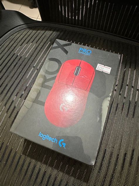 Logitech G Pro X Superlight Wireless Gaming Mouse Red Computers And Tech Parts And Accessories