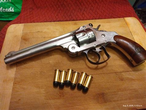 Antique Smith And Wesson Double Action Model No 3 Revolver 44 Russian