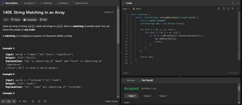 Lakshmipriya Ramesh On Linkedin Leetcode Stringmatching Substringdetection