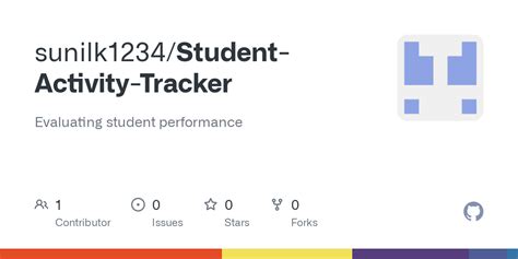 GitHub Sunilk Student Activity Tracker Evaluating Student Performance