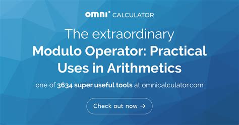 Modulo Operator Practical Uses In Arithmetics