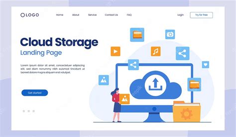 Premium Vector Database Protection Concept Data Center File Management Cloud Storage
