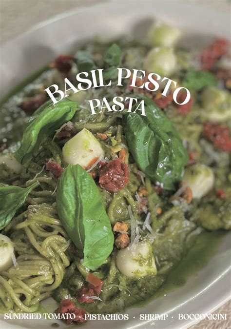 접시 위의 봄🌿 바질페스토 파스타season 네이버 블로그