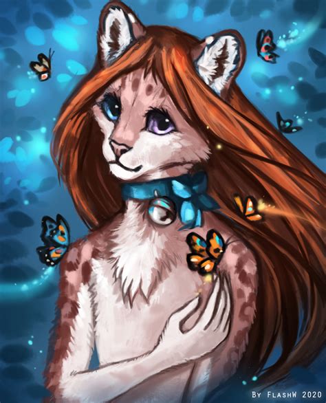 Anthro Snow Leopard Warrior