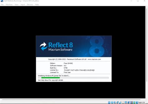Testing Macrium Reflect Restore Using VirtualBox Virtual Machine In Windows Hawkdive