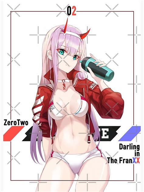 Waifu Bikini Zero Two Darling In The Franxx 002 Art Print For Sale By Hidoyatarg Redbubble