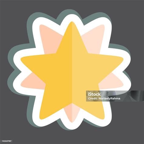 스티커 10 뾰족한 별 별 기호와 관련이 있습니다 심플한 디자인 편집 가능 간단한 그림입니다 간단한 벡터 아이콘 금 금속에 대한 스톡 벡터 아트 및 기타 이미지 Istock